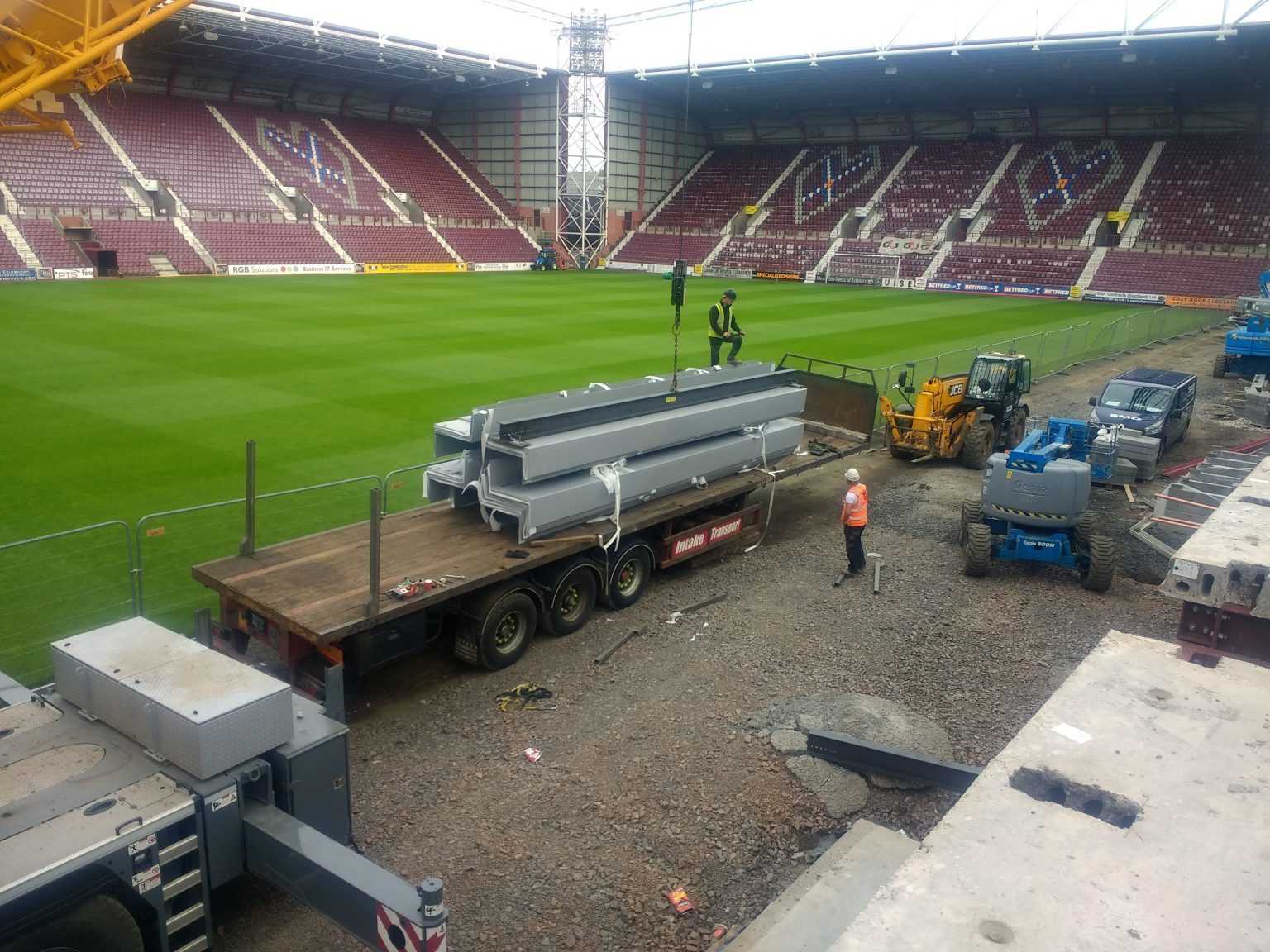 Heart of Midlothian Tynecastle Park Stadium Terraces | SPS Stadium Seating